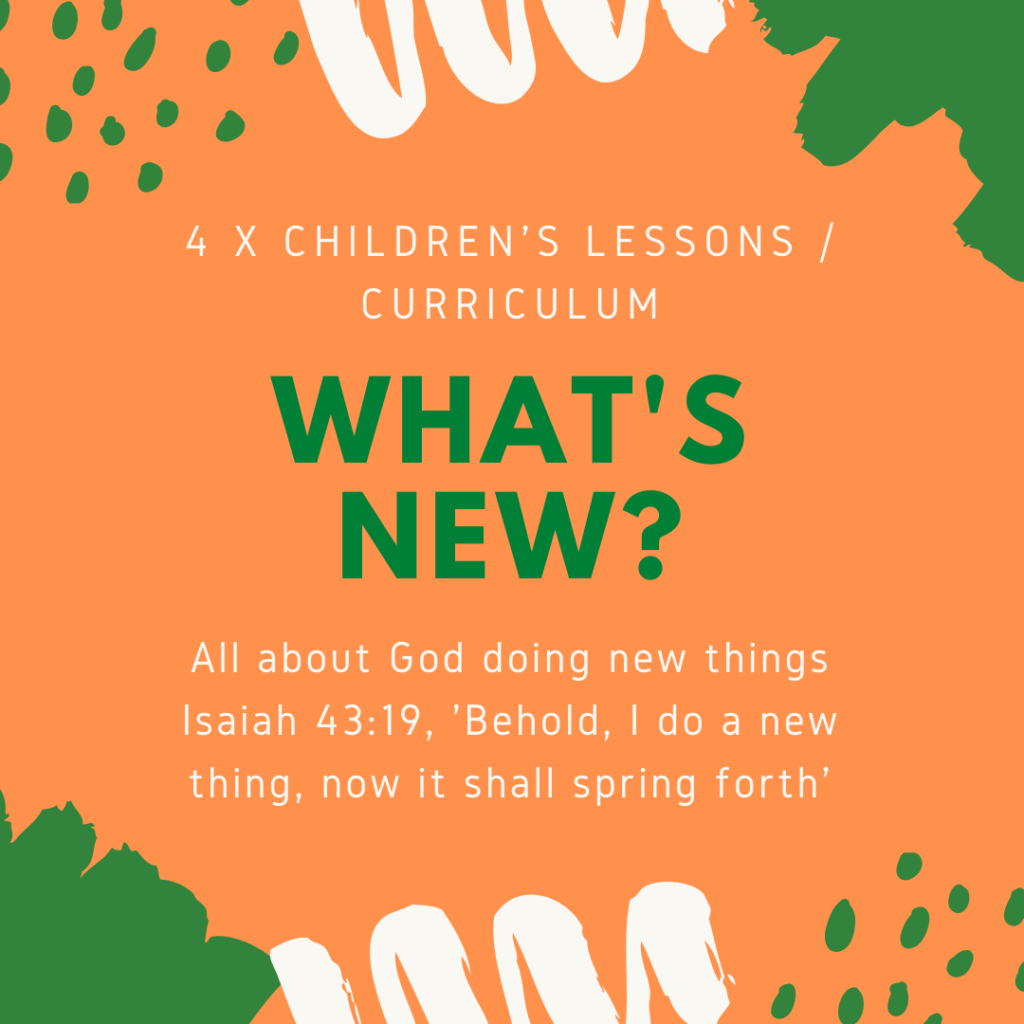 What’s New? Curriculum Lessons – Ministry Resource Centre